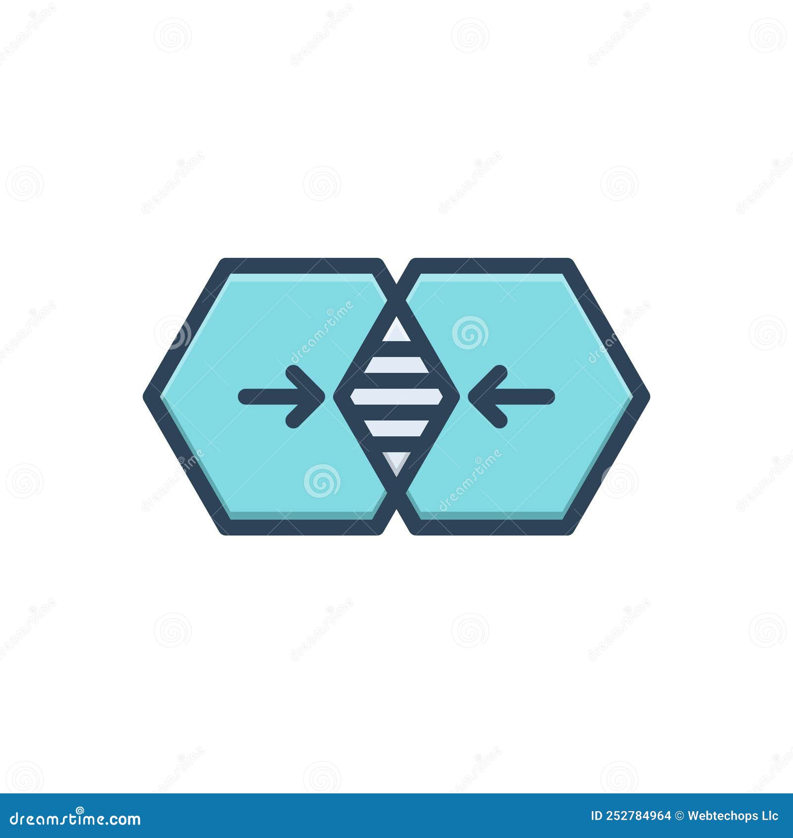 Color Illustration Icon for Implied, Implicit and Indirect Stock Vector ...