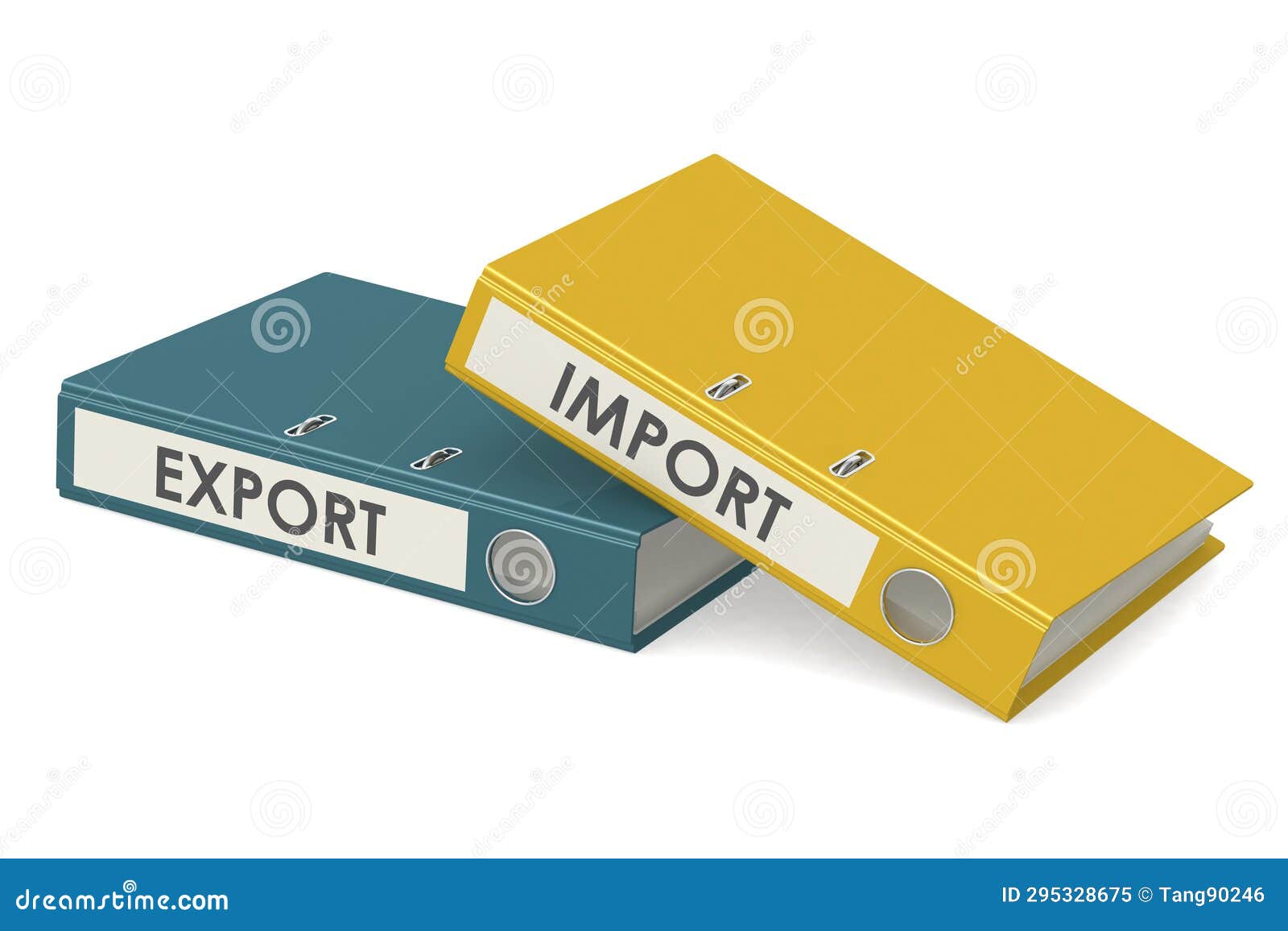 Import and Export Folders Isolated Stock Illustration - Illustration of ...
