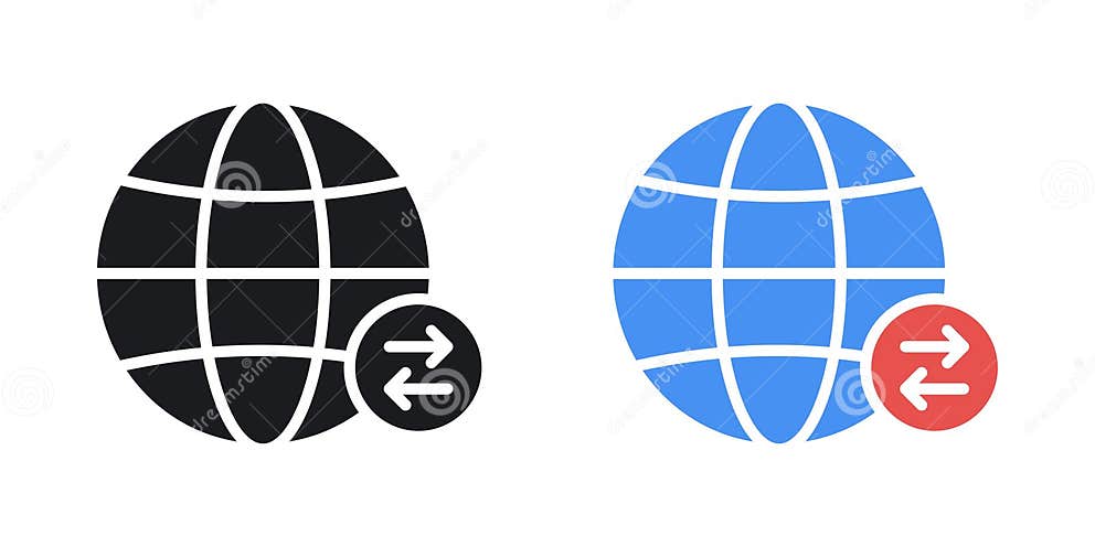 Import and Export Icon Vector Stock Vector - Illustration of symbol ...