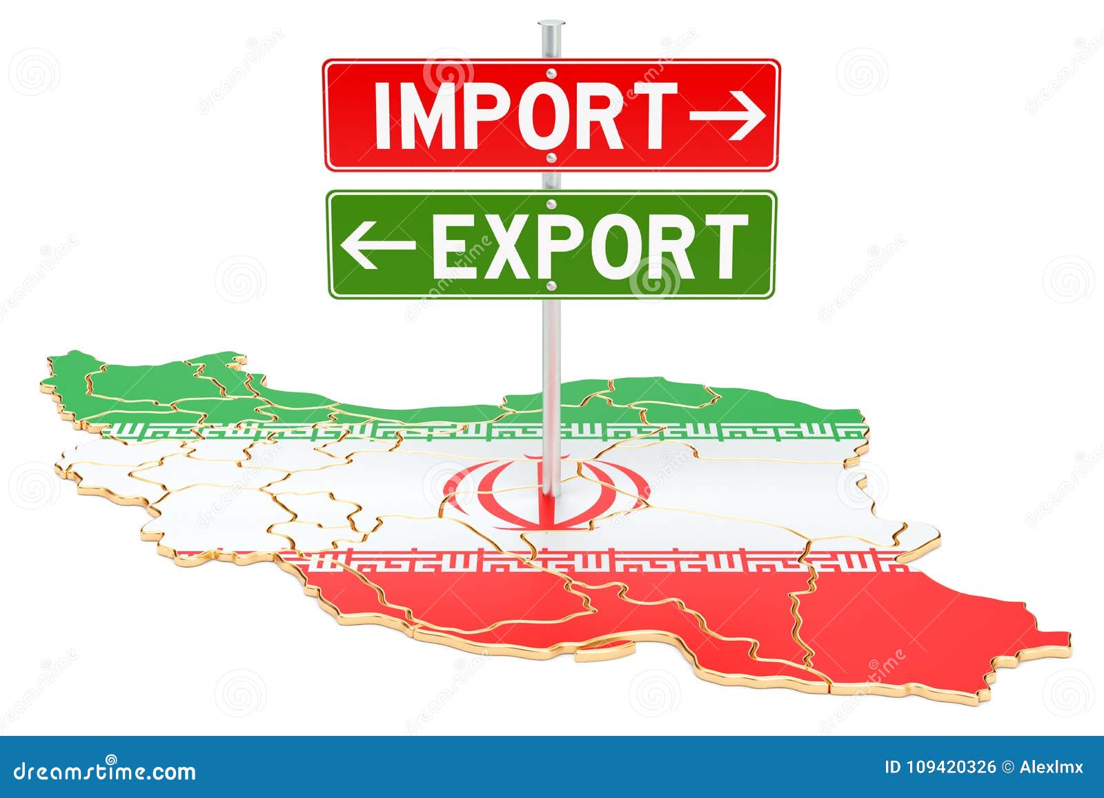 Iran Concept Retro Colorful Word Art Illustration | CartoonDealer.com ...