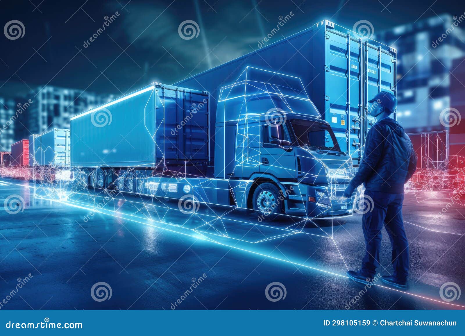 Import-export Logistics of Cargo Ships Loading Goods at Industrial ...