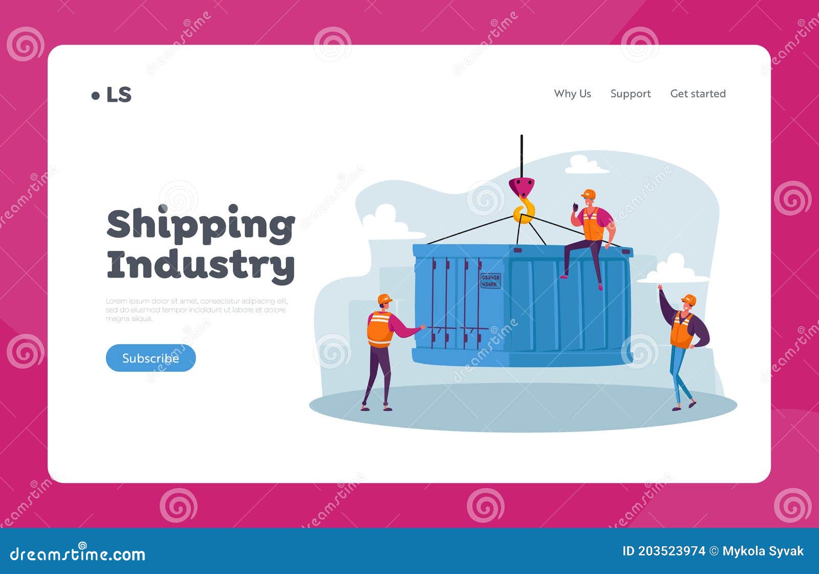 Heavy Maritime Container Ship Sailing In Ocean Or Sea Port With Cargo ...