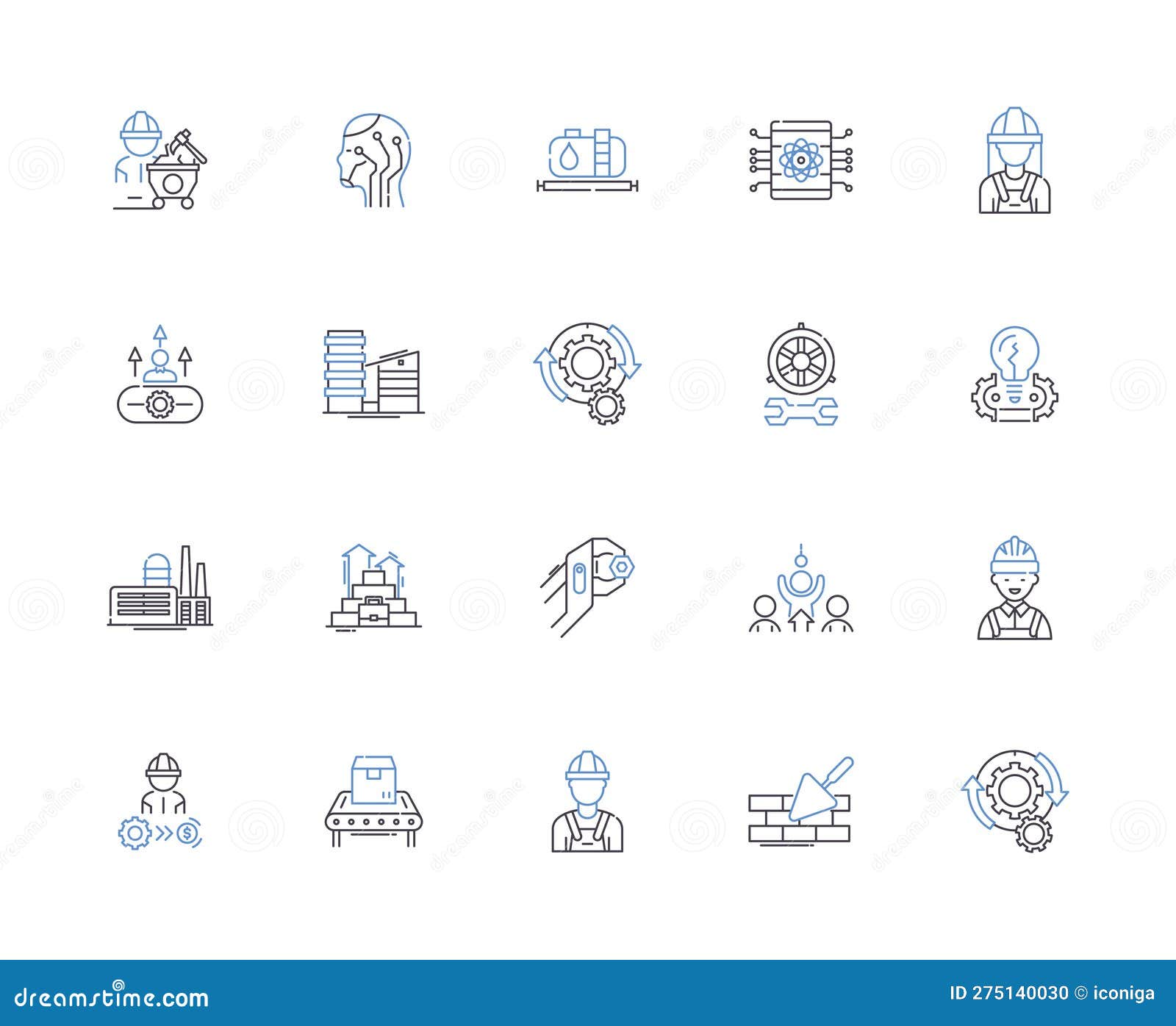 Import and Export Outline Icons Collection. Import, Export, Customs ...