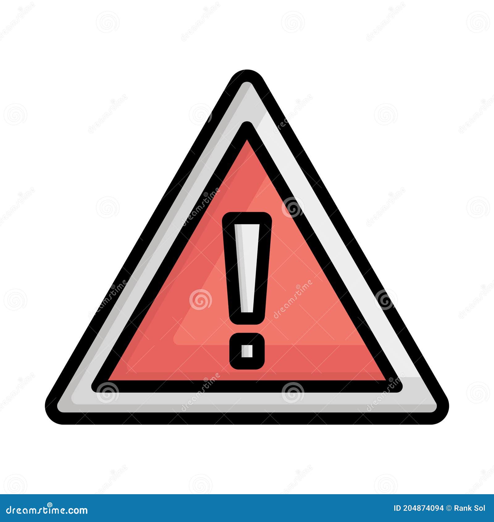 Importance Vector Icon In 6 Different Modern Styles. Black, Two Colored ...