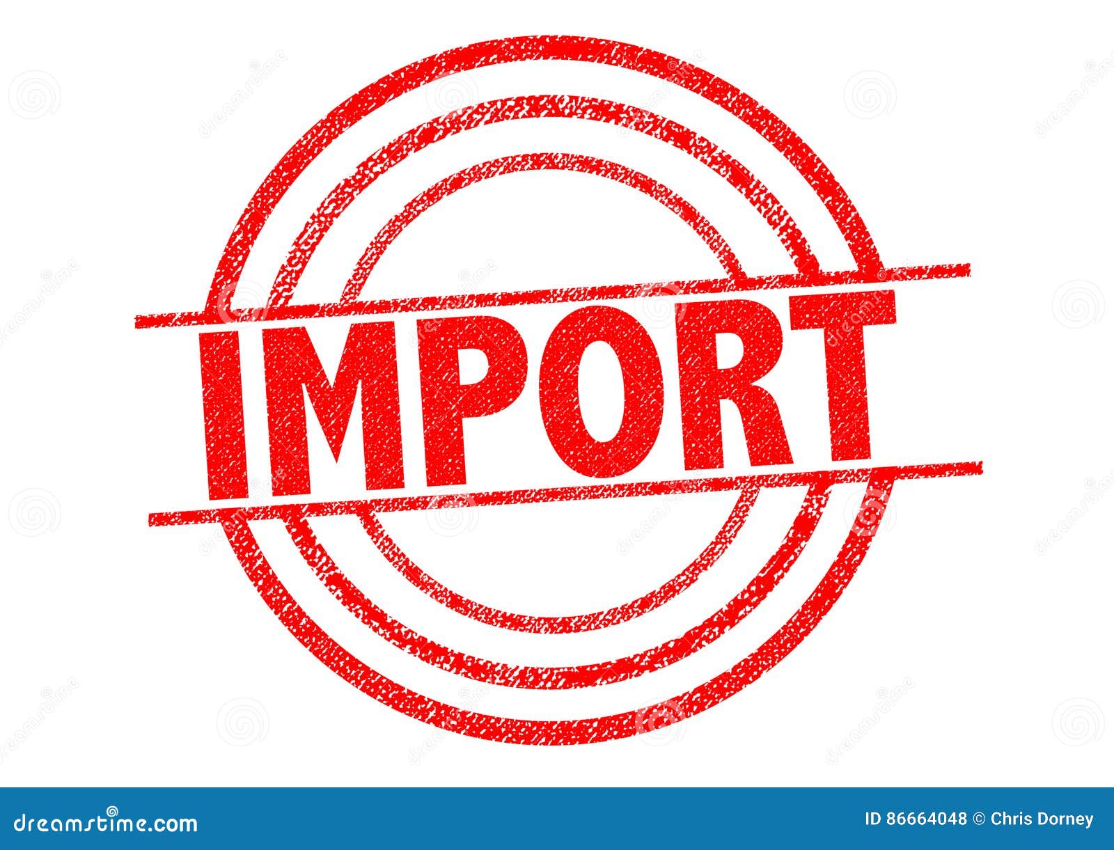 IMPORT Rubber Stamp stock illustration. Illustration of background ...