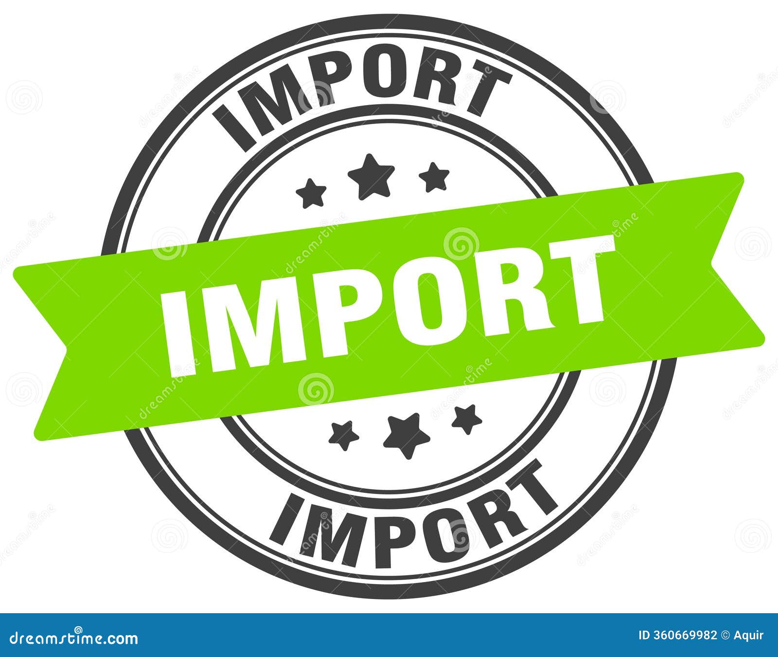 Import Stamp Rubber Grunge Royalty-Free Stock Photo | CartoonDealer.com ...