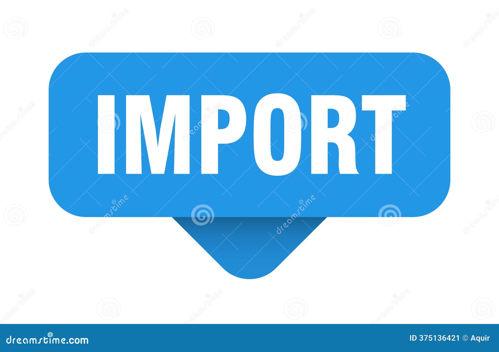 Import In Red Rectangular Stamp Royalty-Free Stock Image ...