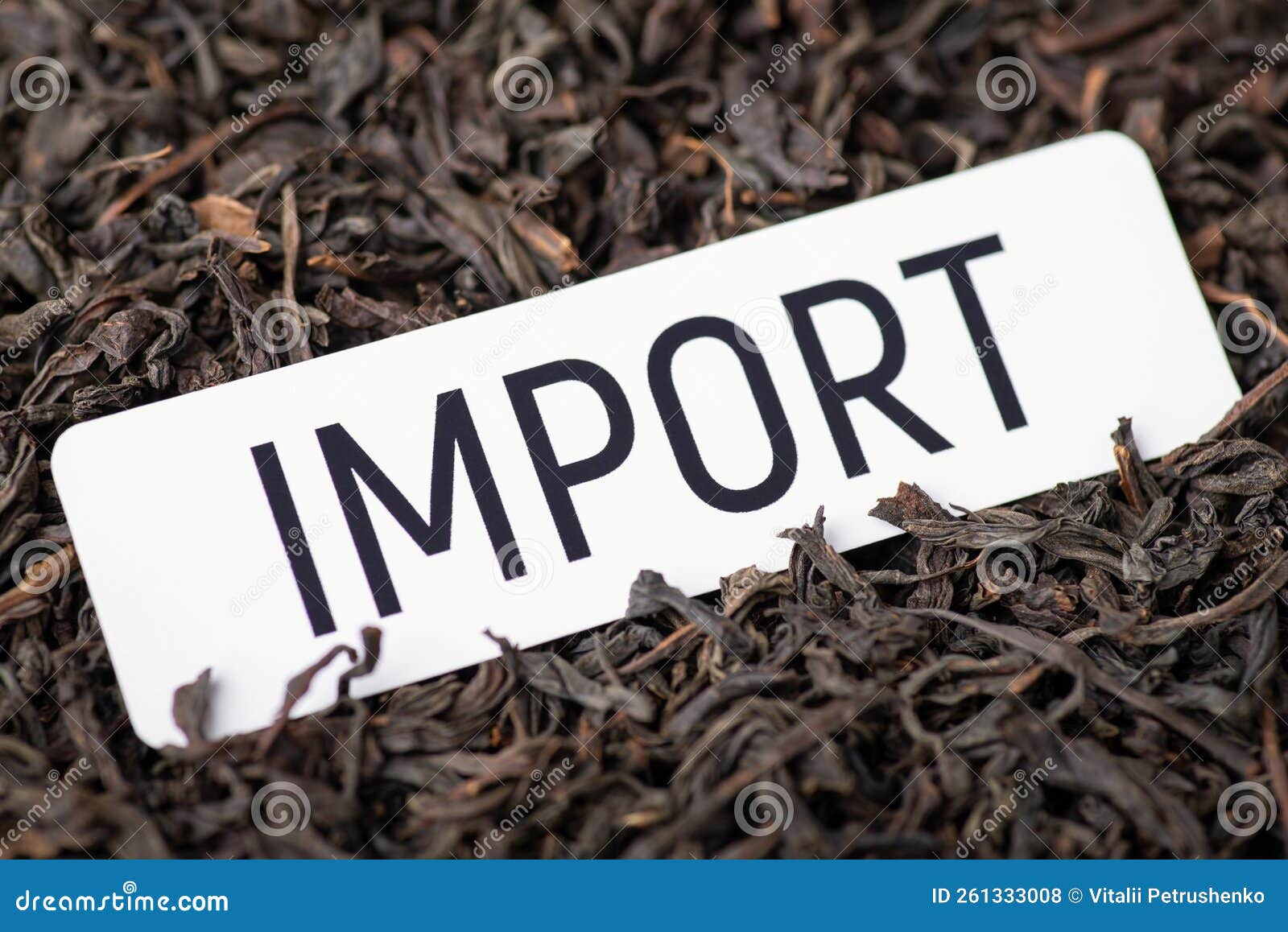 Import of tea concept stock photo. Image of price, concept - 261333008