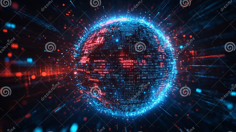 The Importance of Abstract Digital Data Background and the Evolution of Network Technologies ...