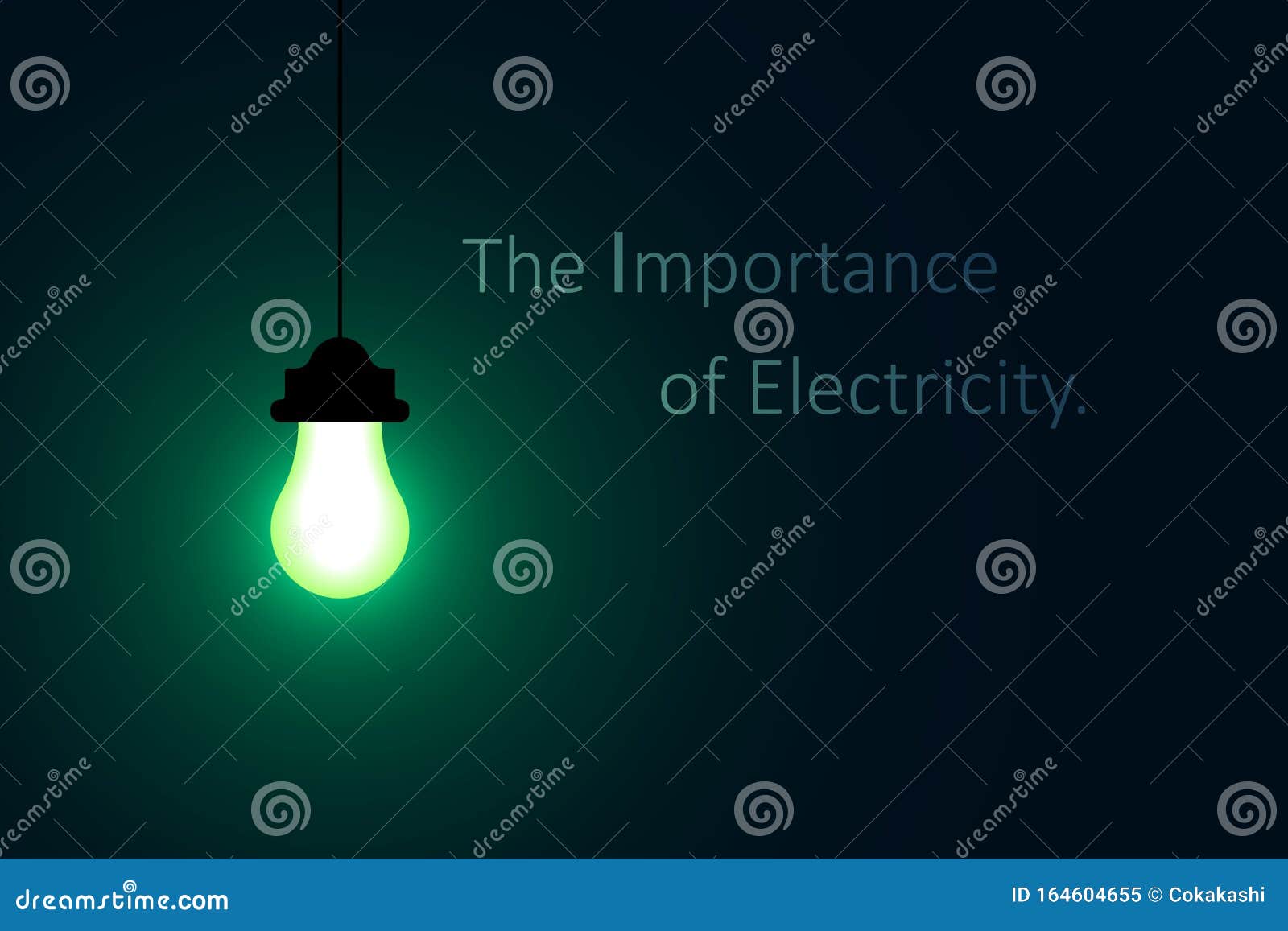 The Importance of Electricity Illustration. Stock Vector - Illustration ...