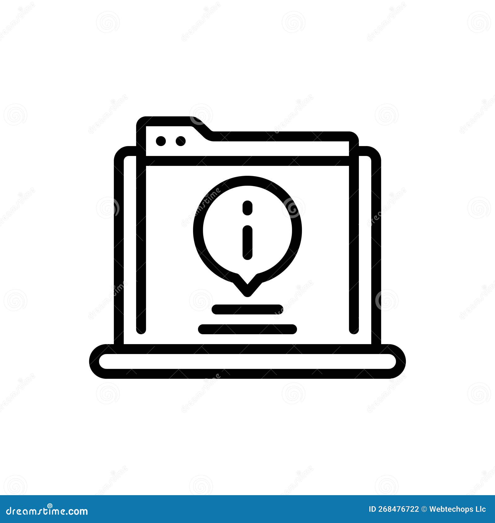 Black Line Icon for Importance, Consequence and Needfulness Stock ...