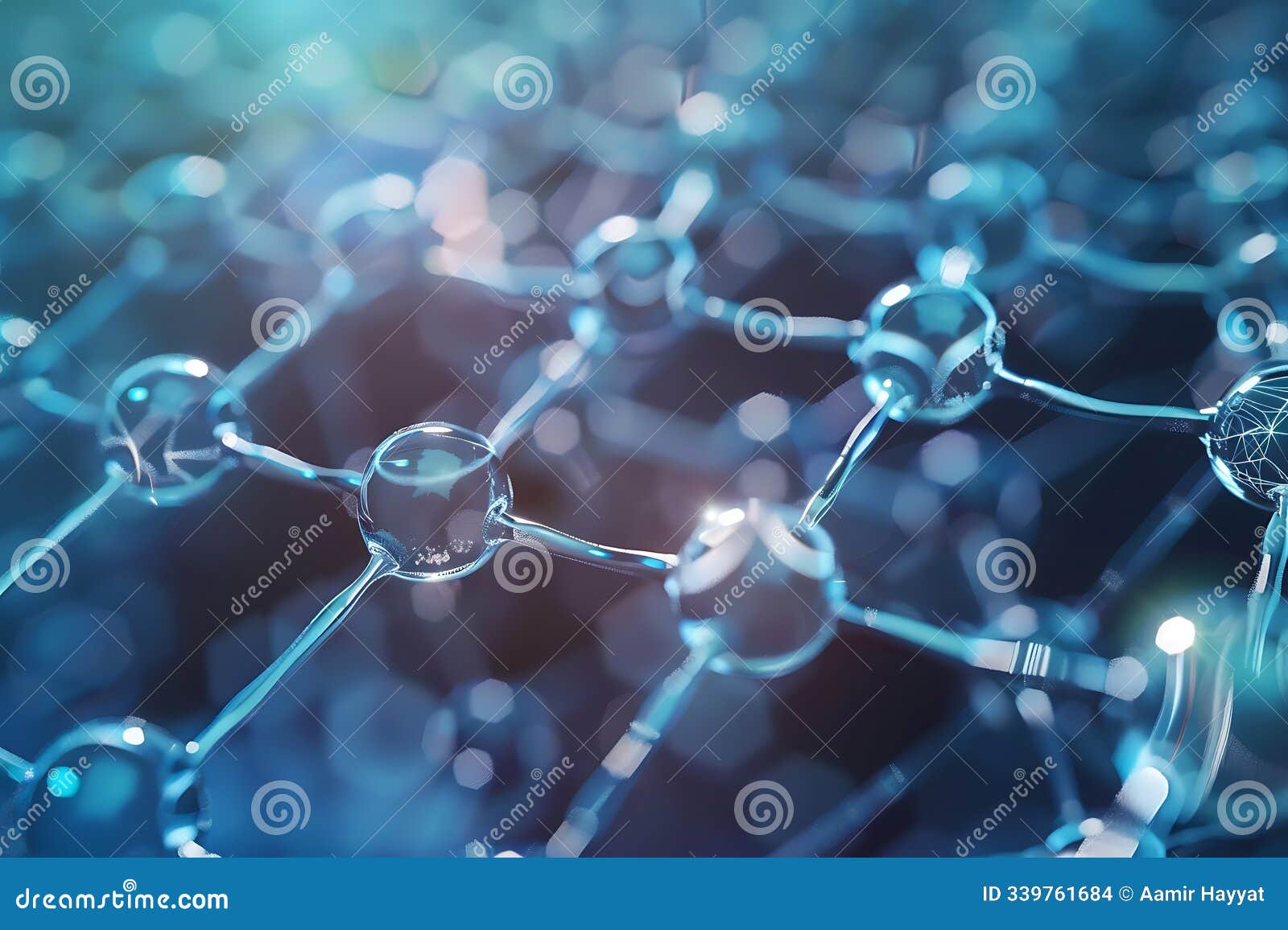 The Importance of Molecular Shape in Chemical Interactions Stock ...