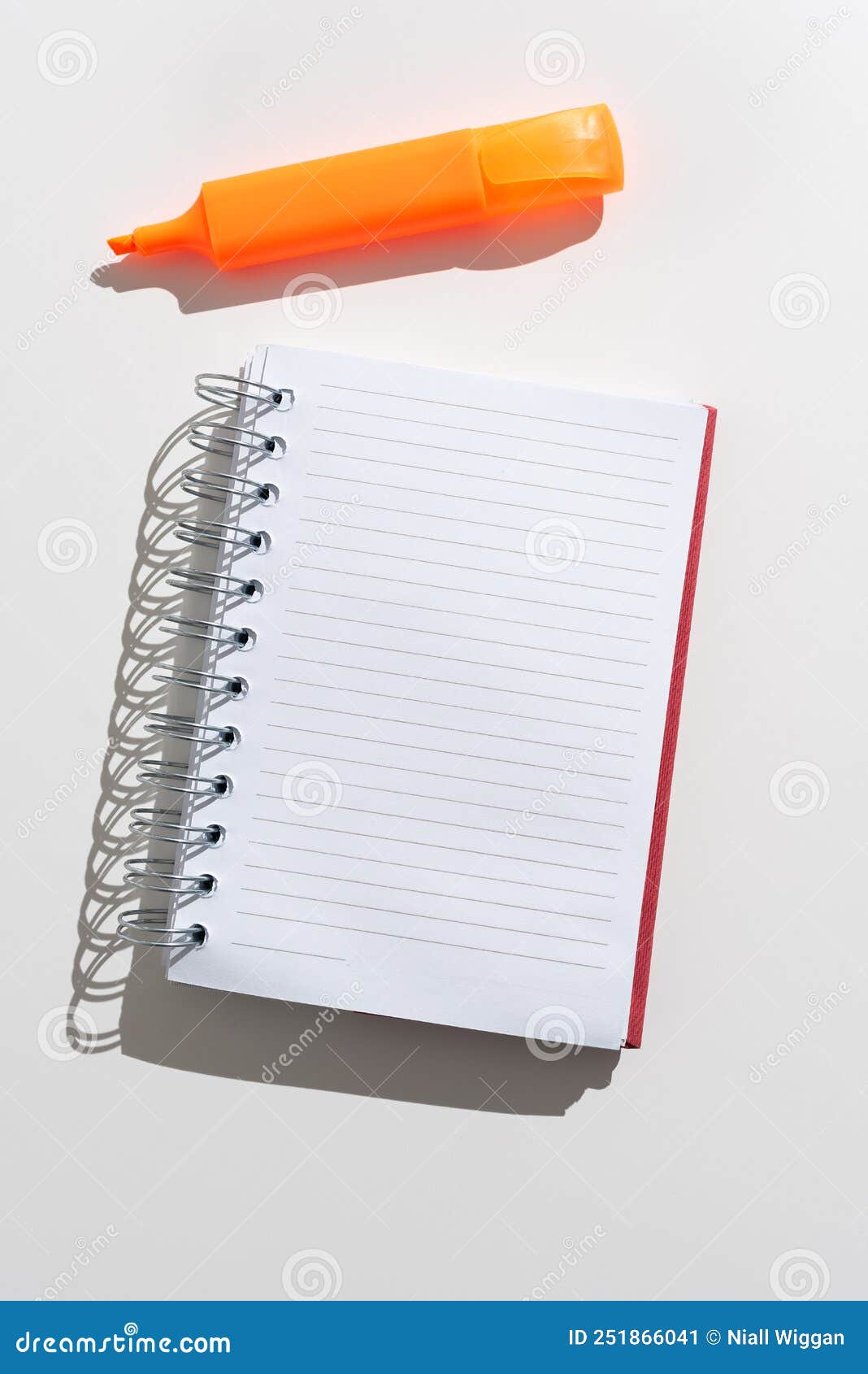 Notebook with Important Message with Marker Above. Notepad with Crutial ...