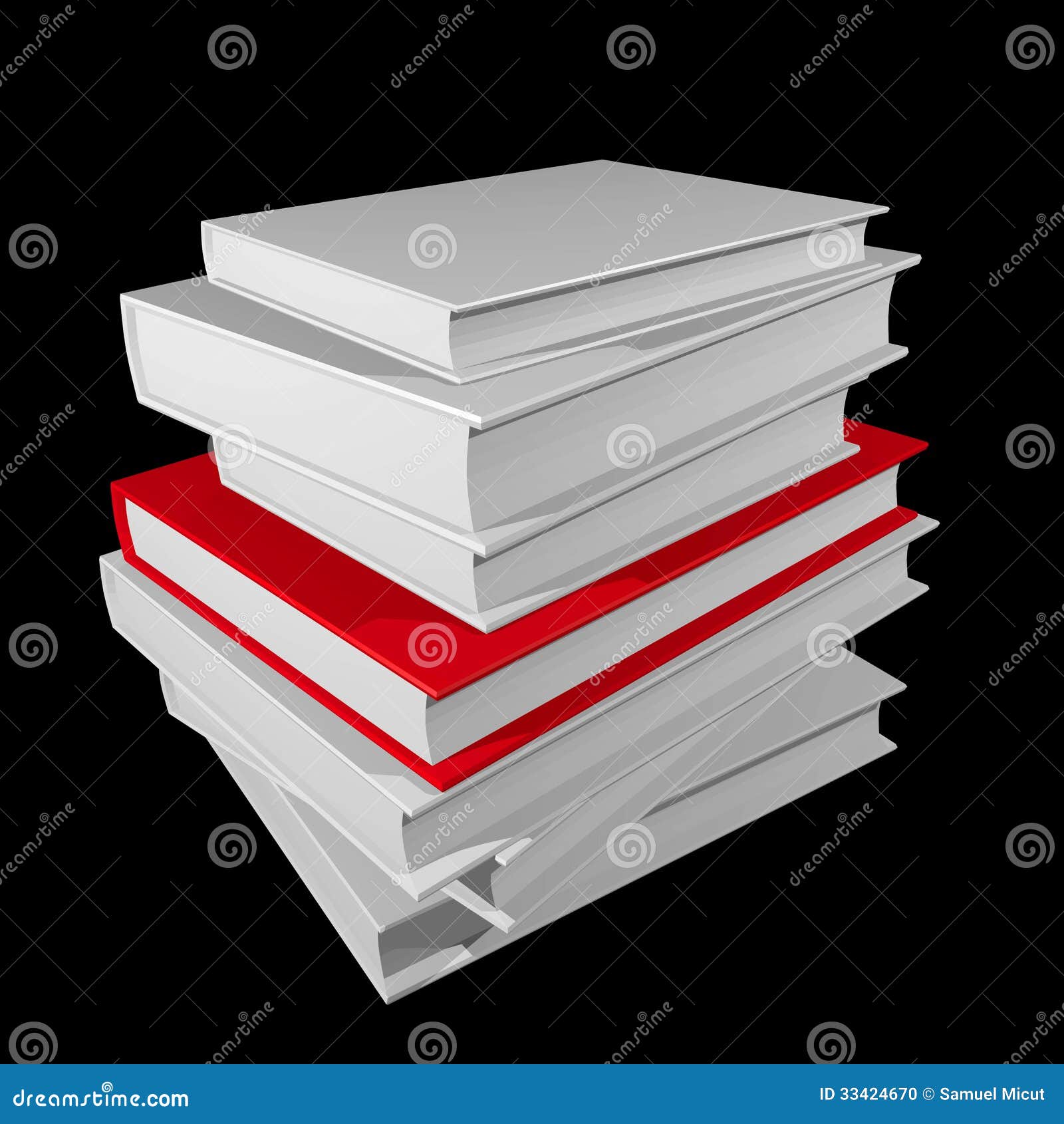 Important book stock illustration. Illustration of isolated - 33424670