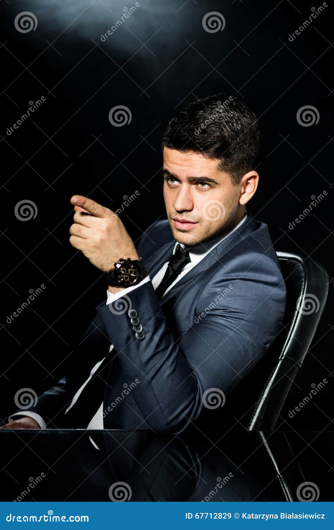 Important Businessman at Work Stock Image - Image of career, vertical ...