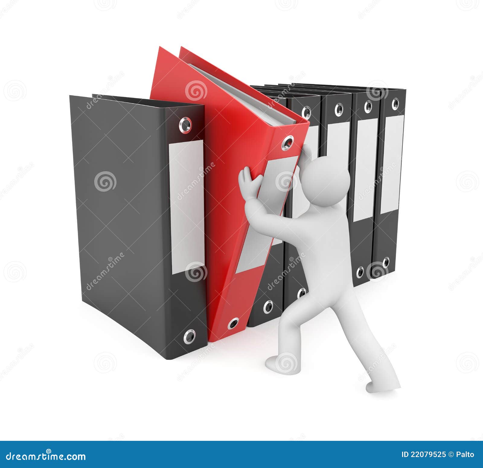 Important documentation stock illustration. Illustration of clipping ...