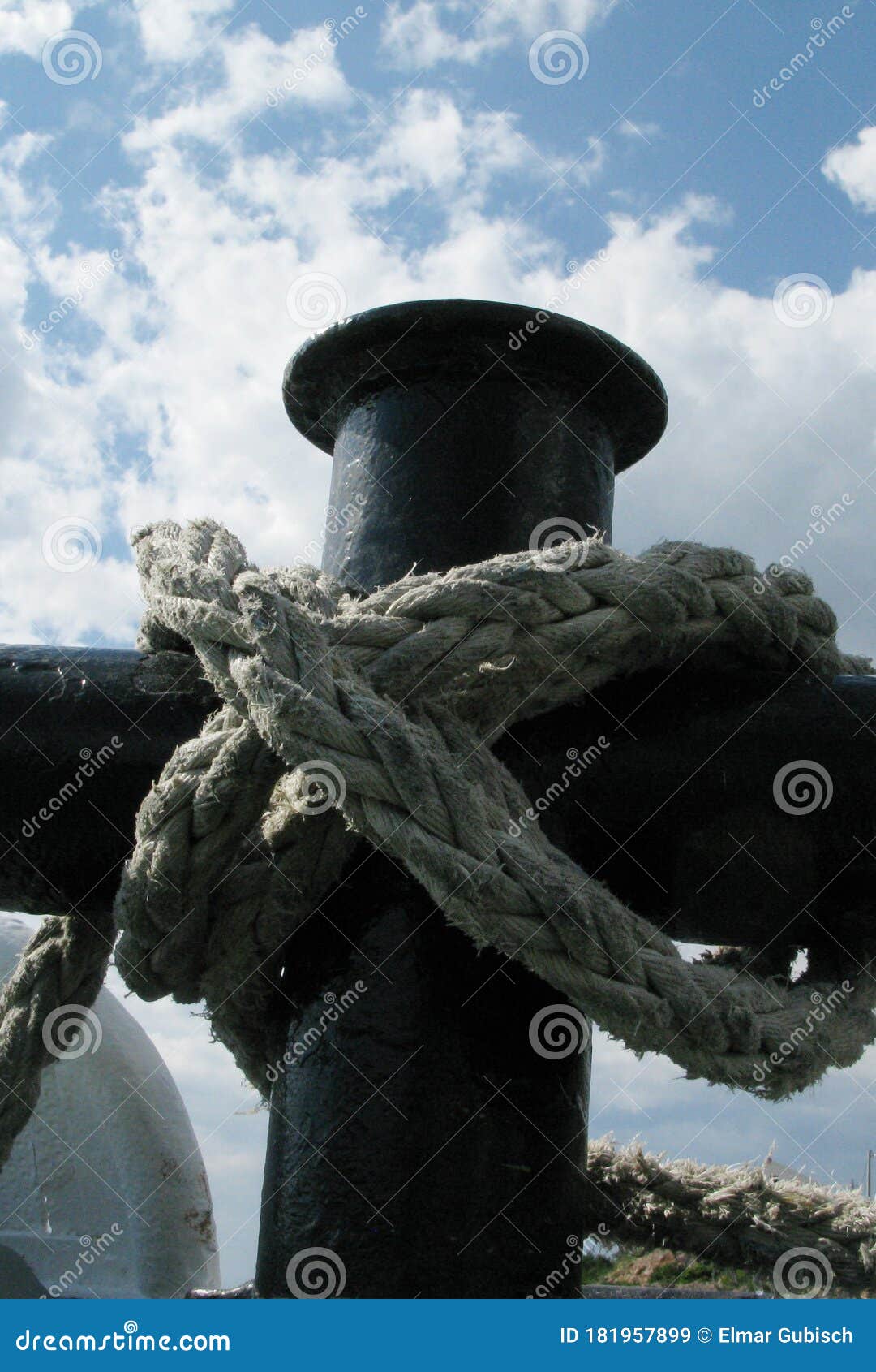 Important Equipment on Every Ship, the Rope Stock Image - Image of ...