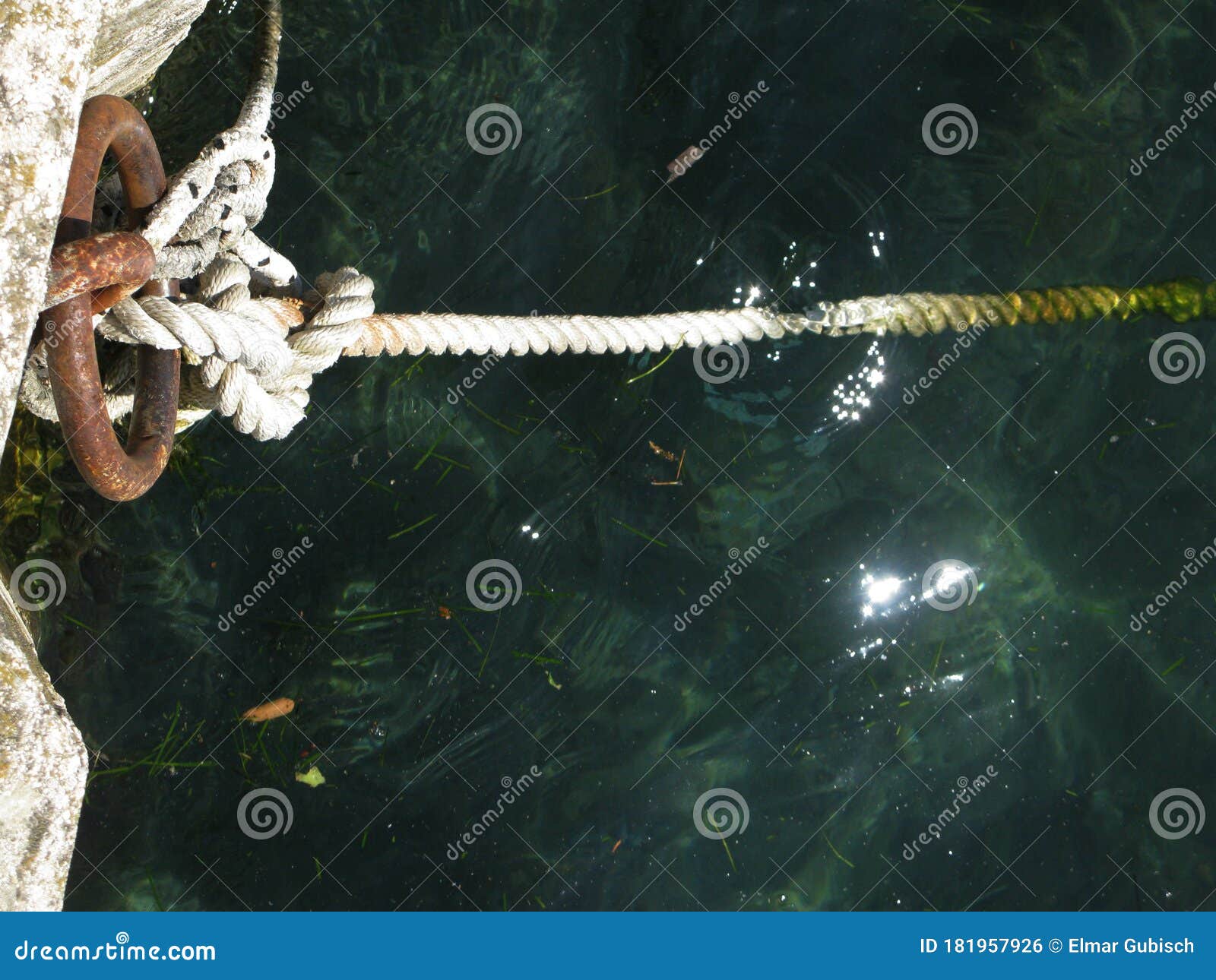 Important Equipment on Every Ship, the Rope Stock Photo - Image of boat ...