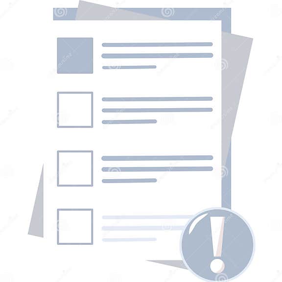 Important Files or Documents. Problematic, Warning, Error, Danger ...