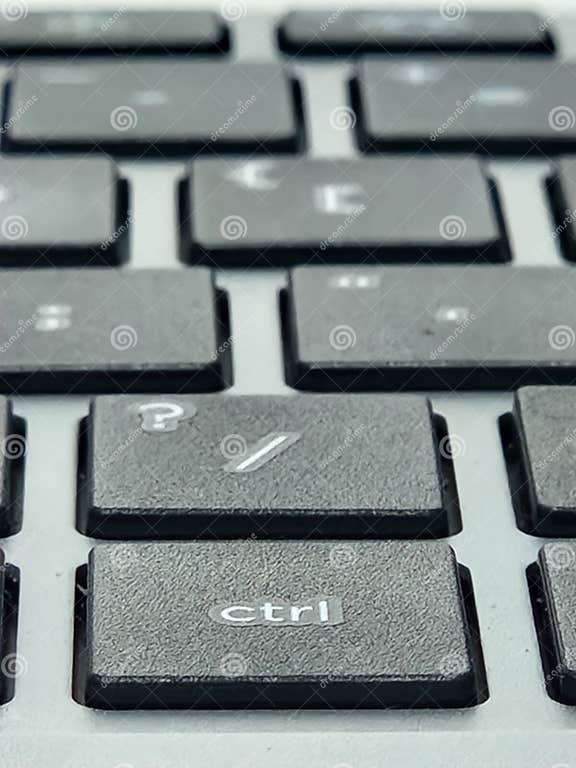 Important Key on the Genius Keyboard in Order Task Stock Photo - Image ...