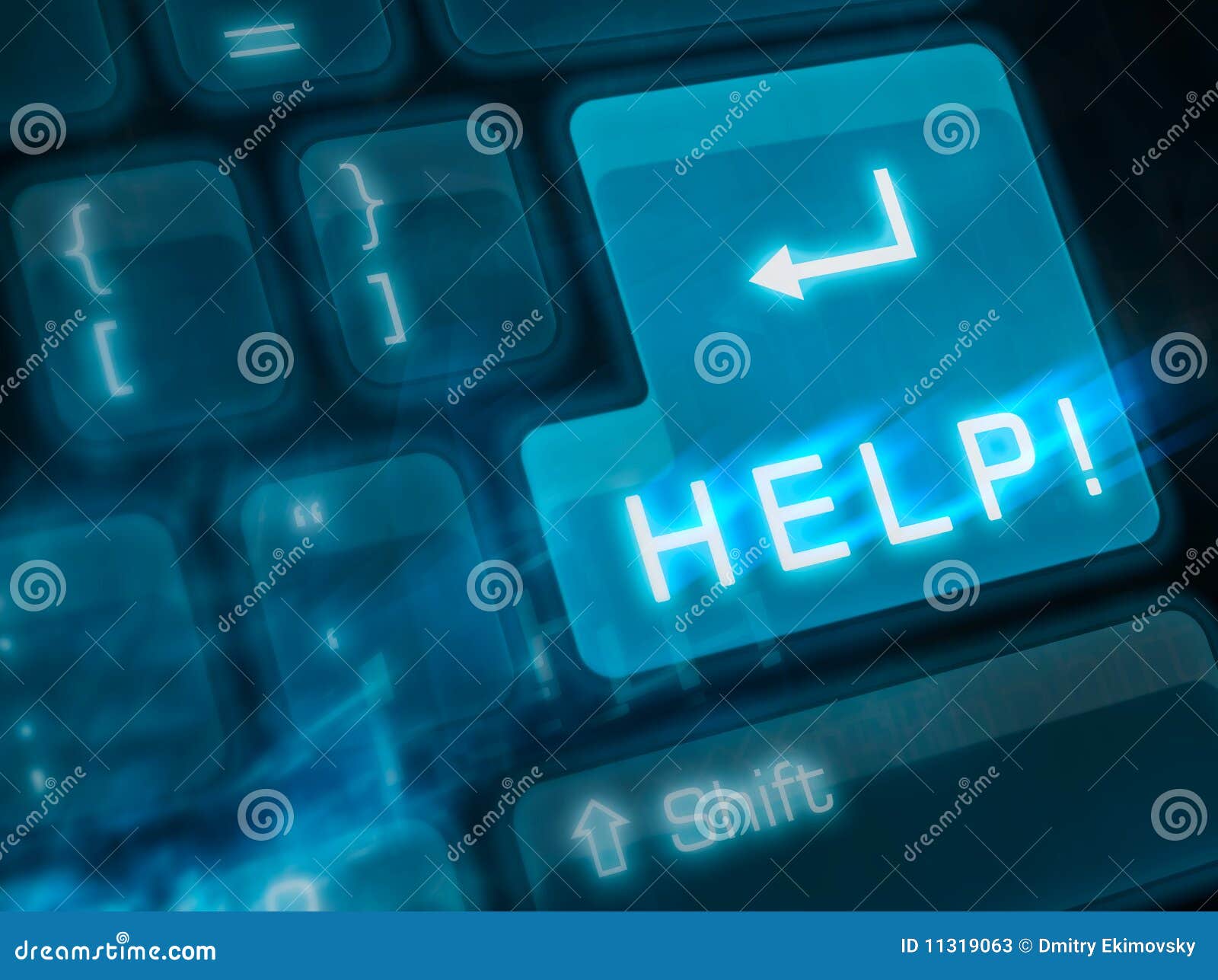 Important key - help stock illustration. Illustration of button - 11319063