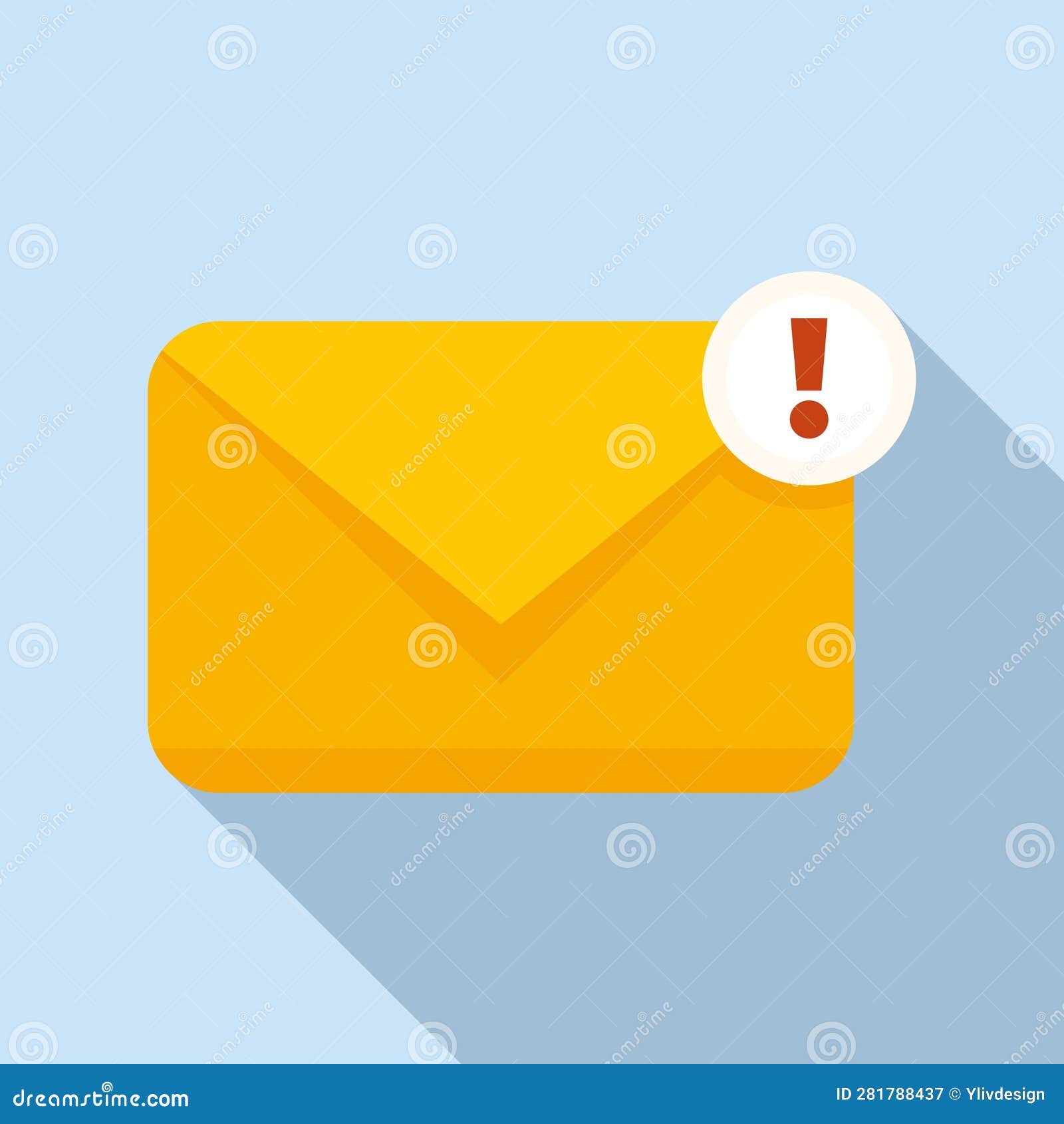 Important Mail Icon Vector | CartoonDealer.com #108081124