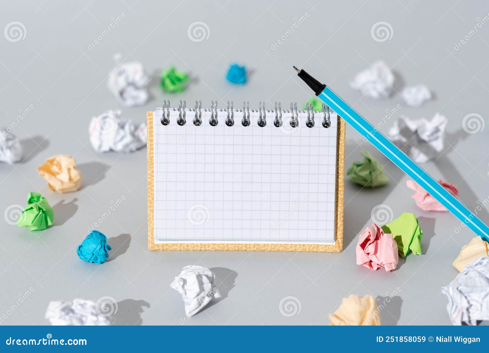 Important Message Presented on Notepad with Paperwraps All Aroud ...