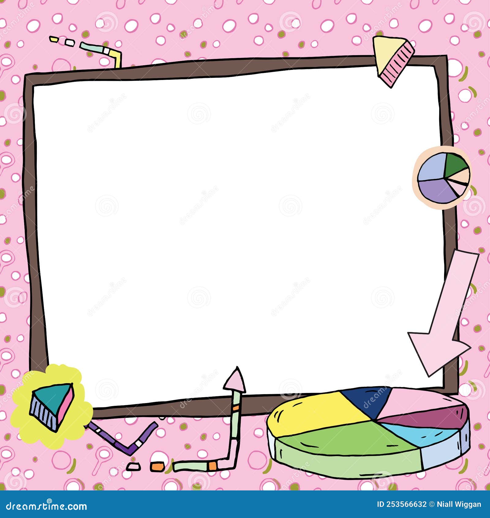 Important Message Presented on Presentation Board with Charts and ...