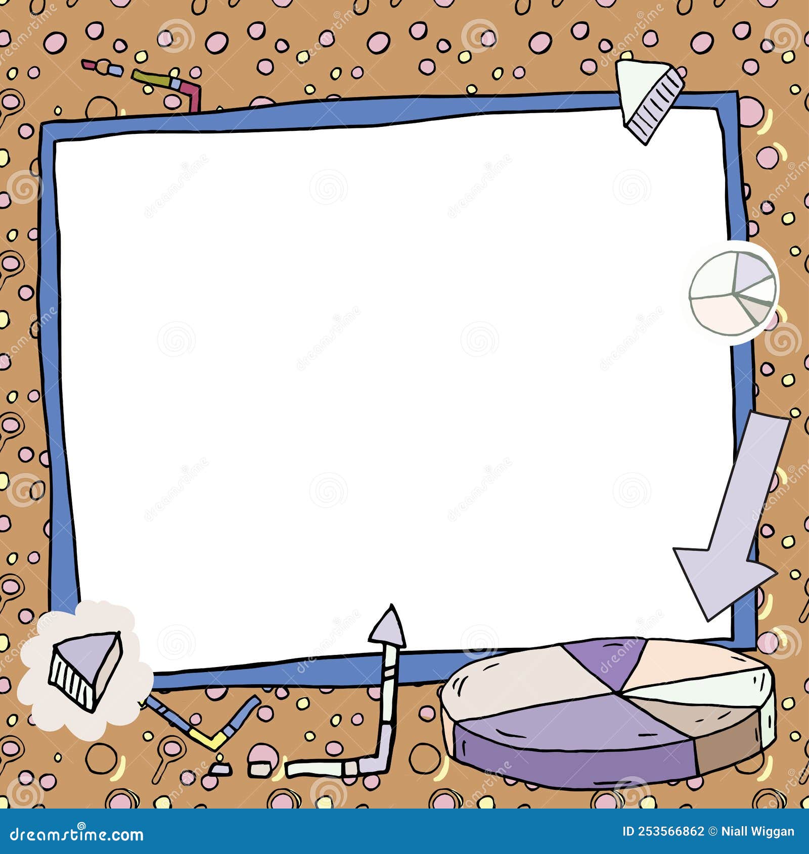 Important Message Presented on Presentation Board with Charts and ...