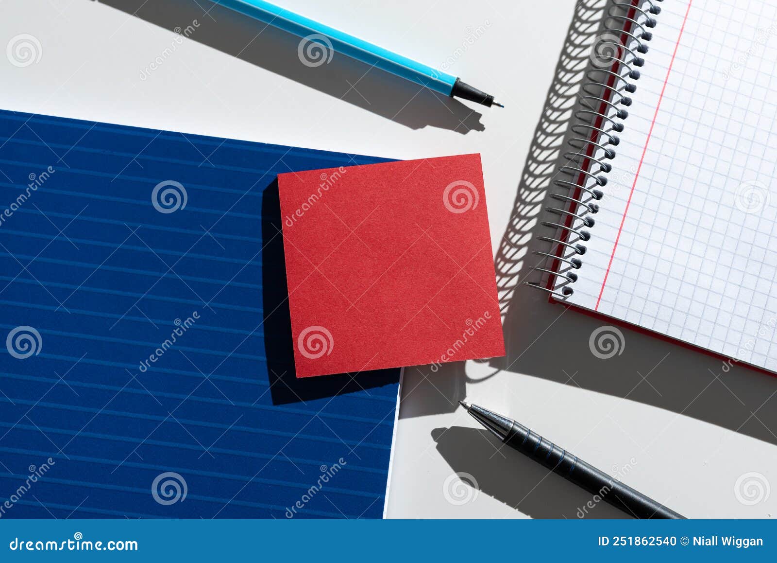 Important Message Presented on Sticky Note on Desk with Notebook and ...