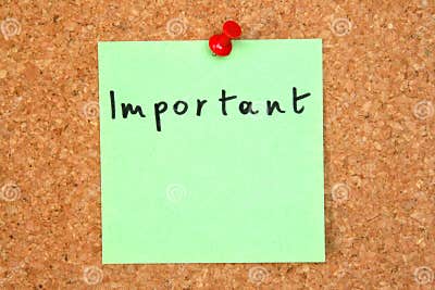 Important note stock photo. Image of essential, framed - 7977362