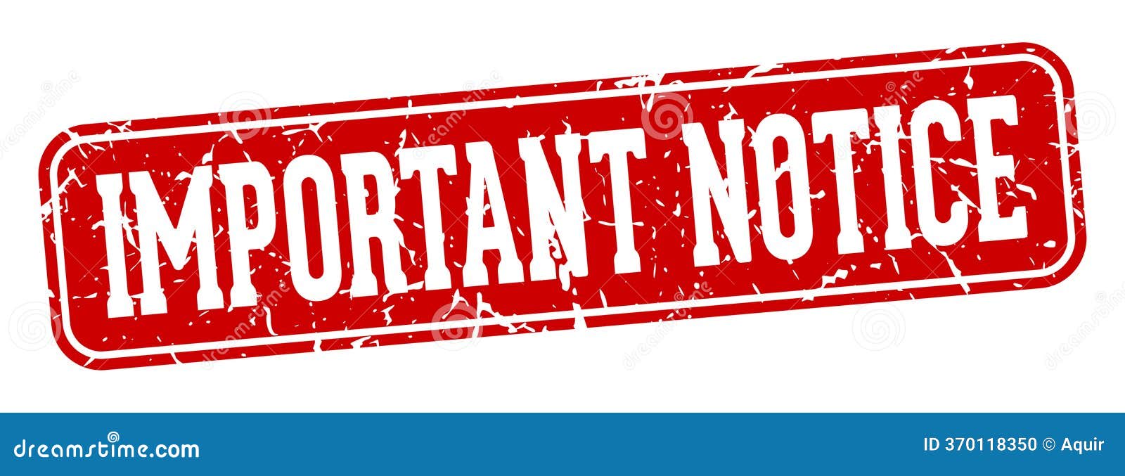 Important Notice Sticker. Cartoon Vector | CartoonDealer.com #153555385