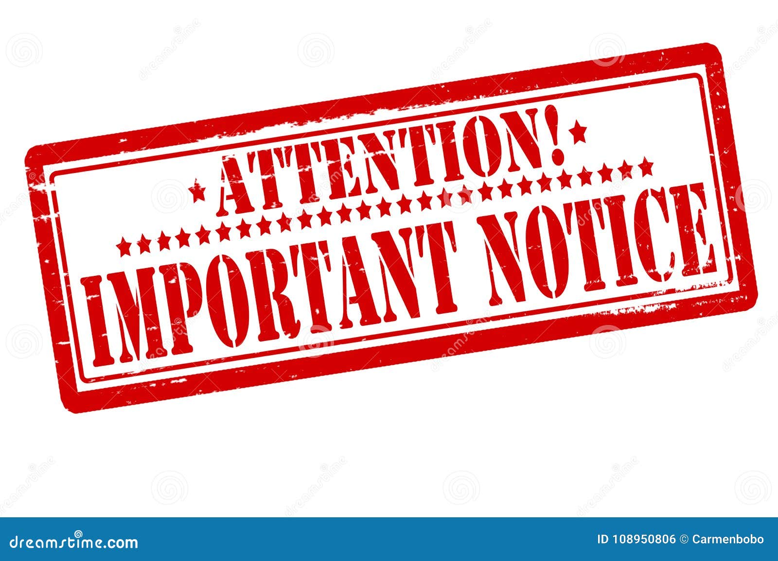 Important Notice Png