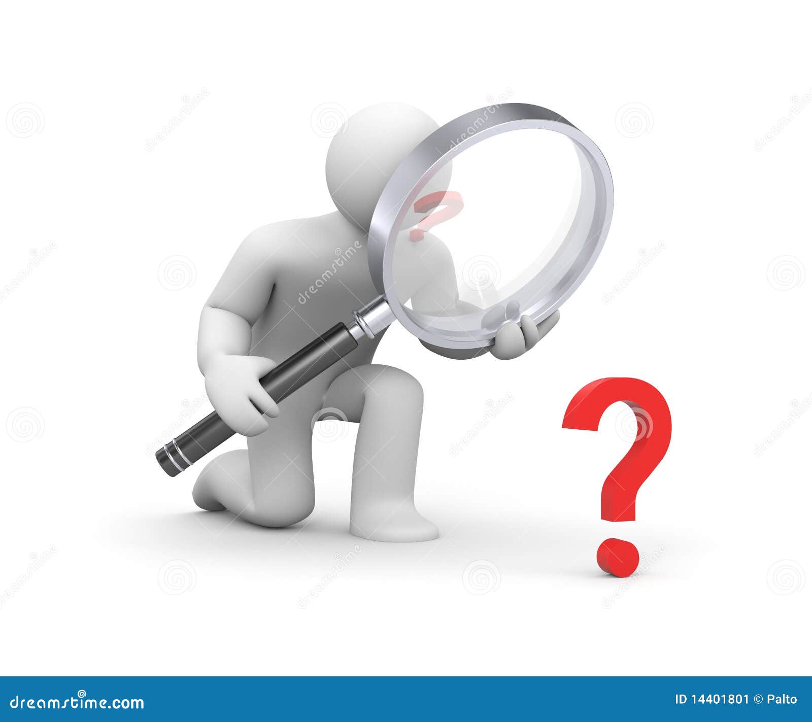 The important question stock illustration. Illustration of human - 14401801