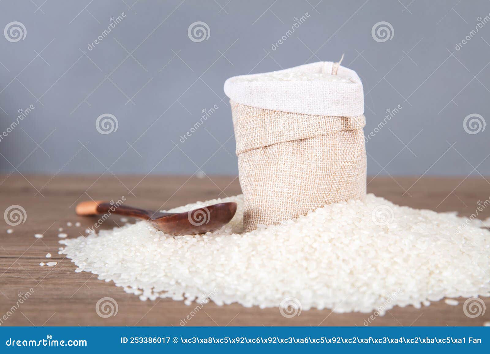Important Ration Rice on Table Stock Image - Image of harvest, objects ...