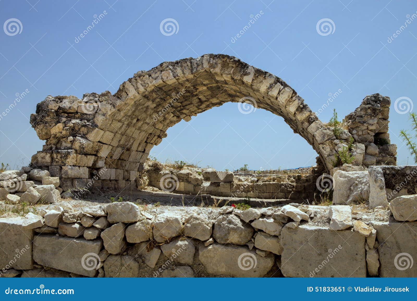 Important Roman Settlement Kurion, Cyprus Stock Image - Image of ...
