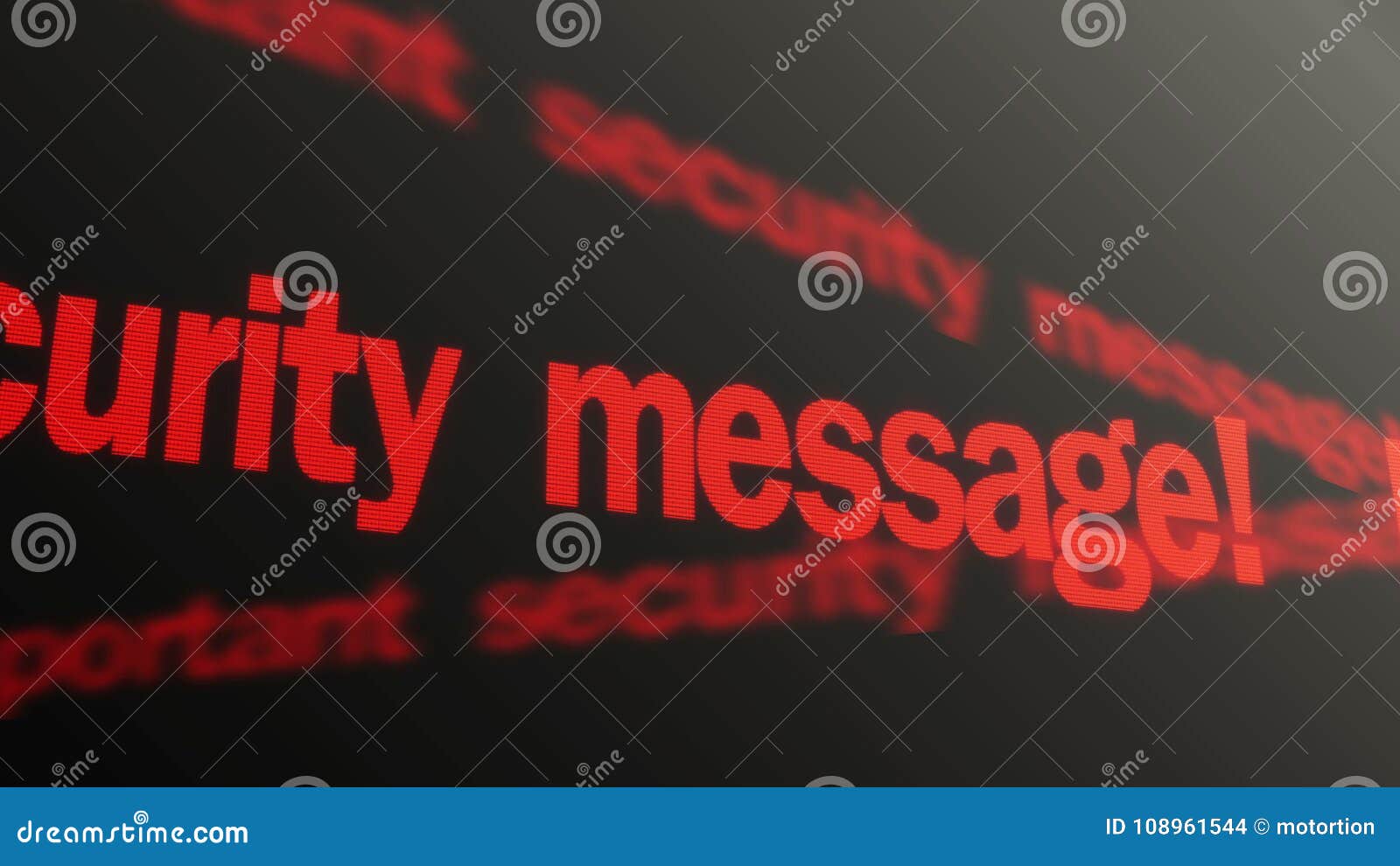 Important Security Message. Antivirus System Alert Stock Footage ...
