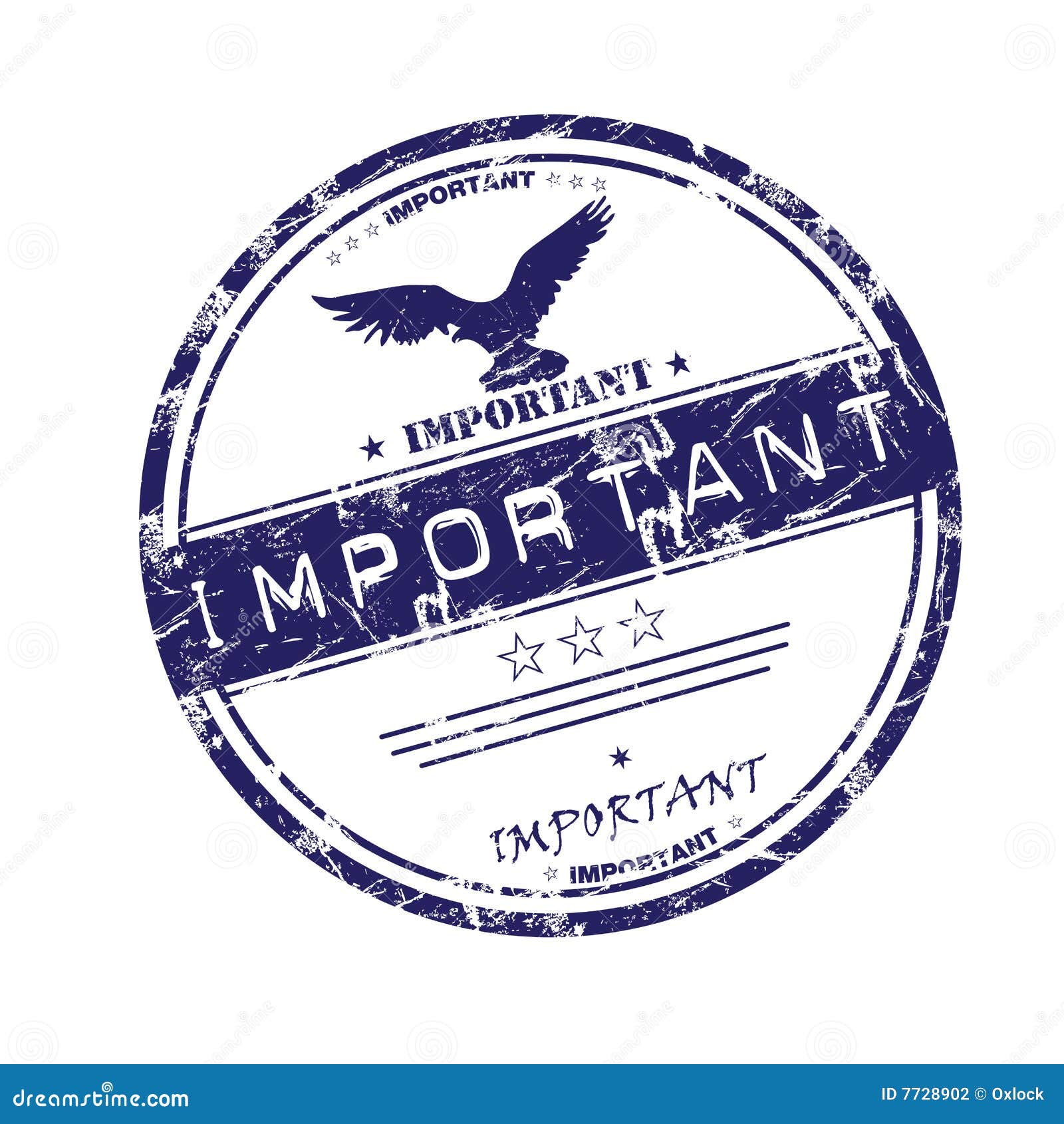 Important stamp stock vector. Illustration of insignia - 7728902