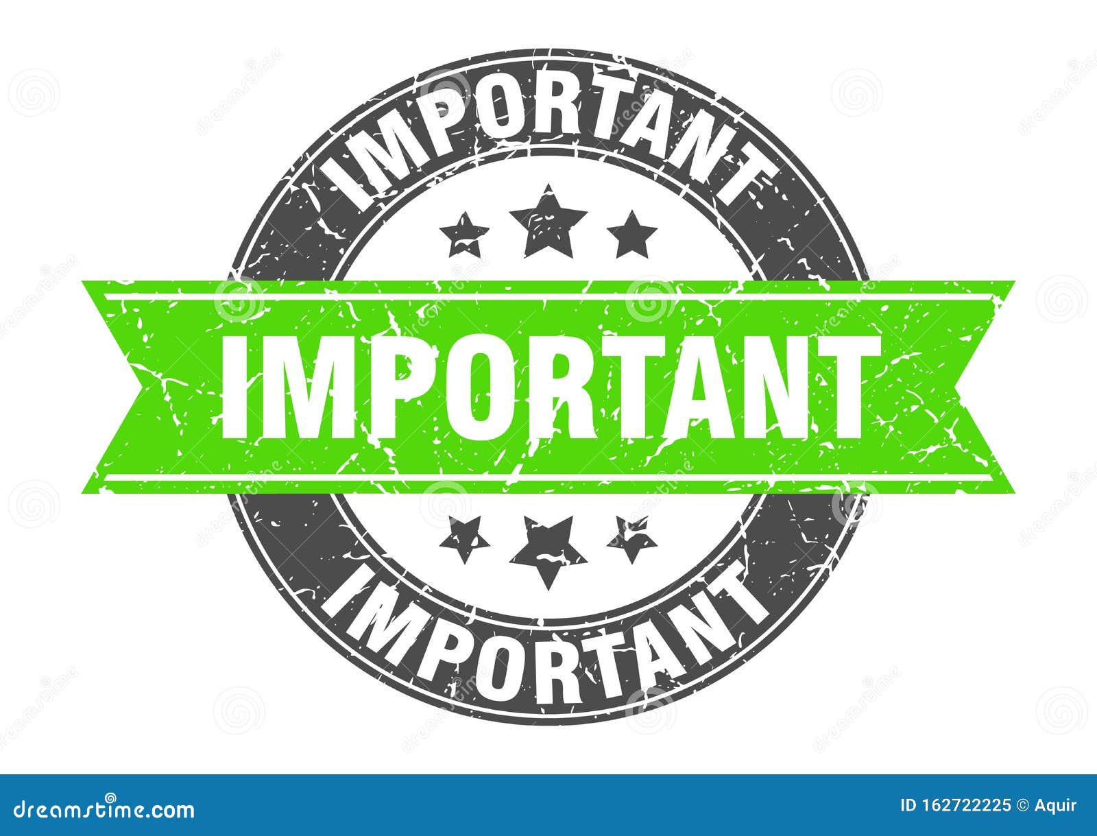 Important stamp stock vector. Illustration of black - 162722225