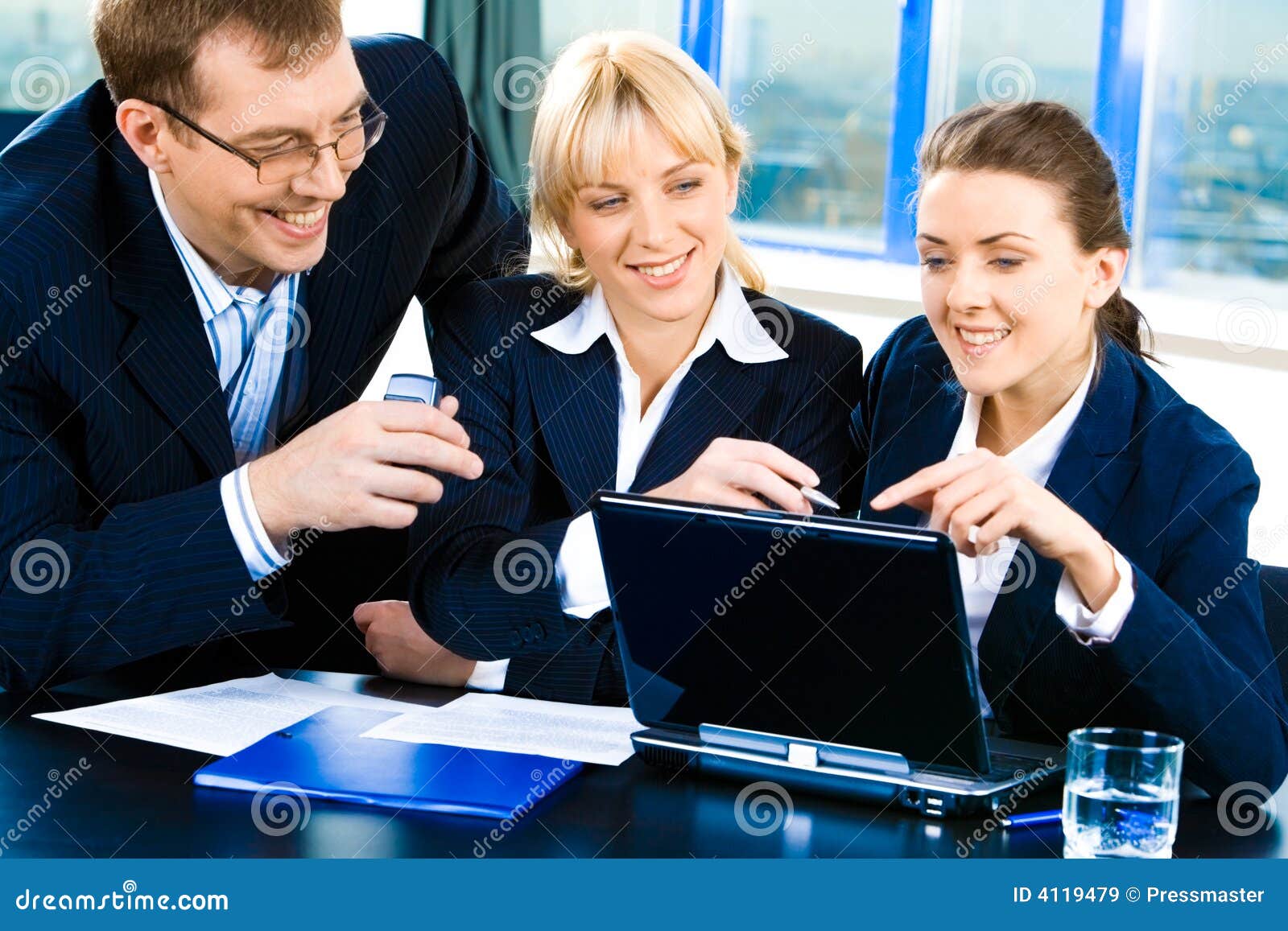 Important teamwork stock image. Image of partner, manager - 4119479