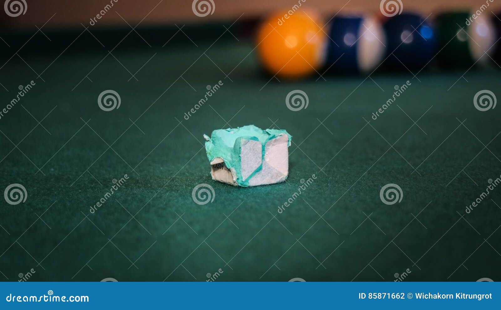 The Important Thing on Pool Table Stock Photo - Image of bicolor, freez ...