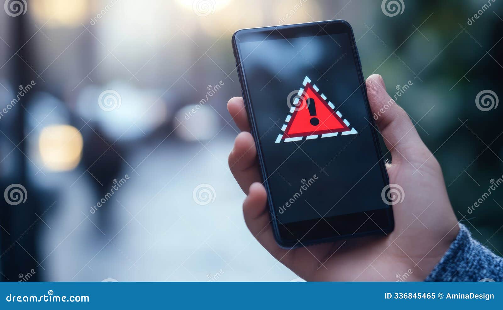 Important Warning Alert on Your Mobile Device Exercise Risk Awareness ...