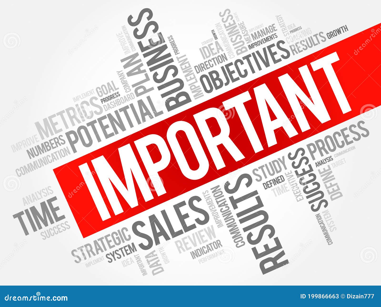 Important word cloud stock illustration. Illustration of essential ...