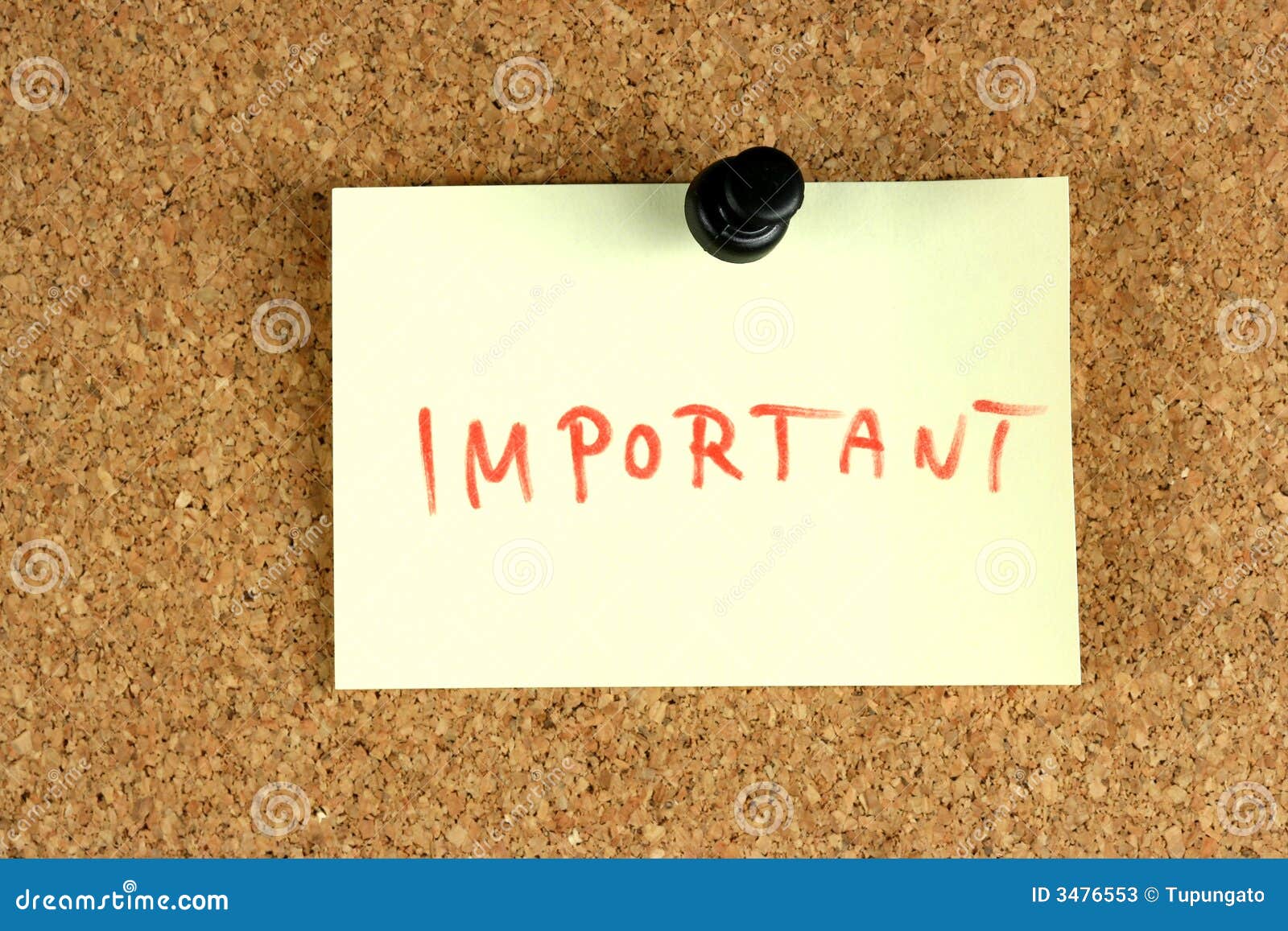 Important Yellow Memo Stock Photos - Image: 3476553