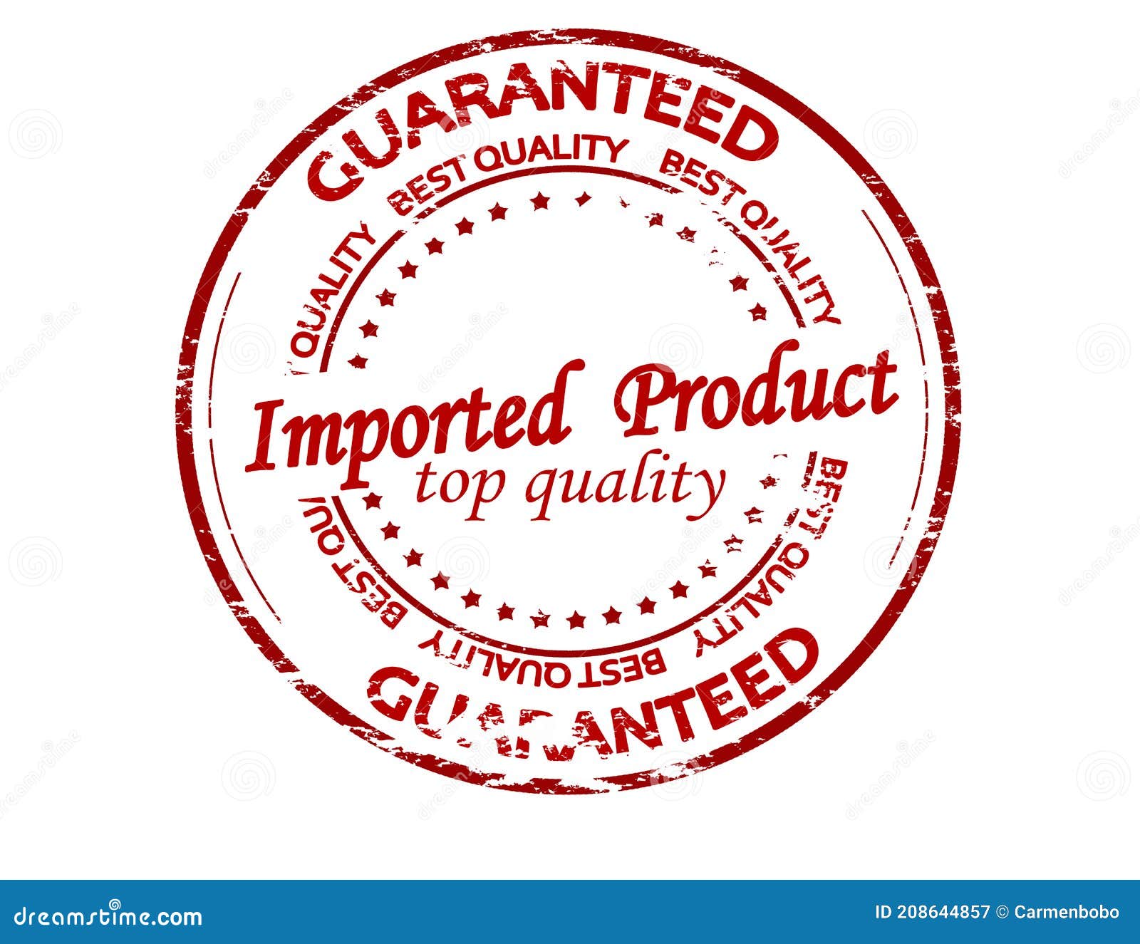 Stamp with Text Imported Product Stock Vector - Illustration of class ...