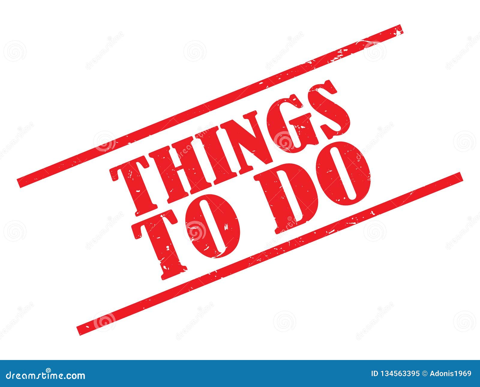Things to do stamp stock illustration. Illustration of element - 134563395