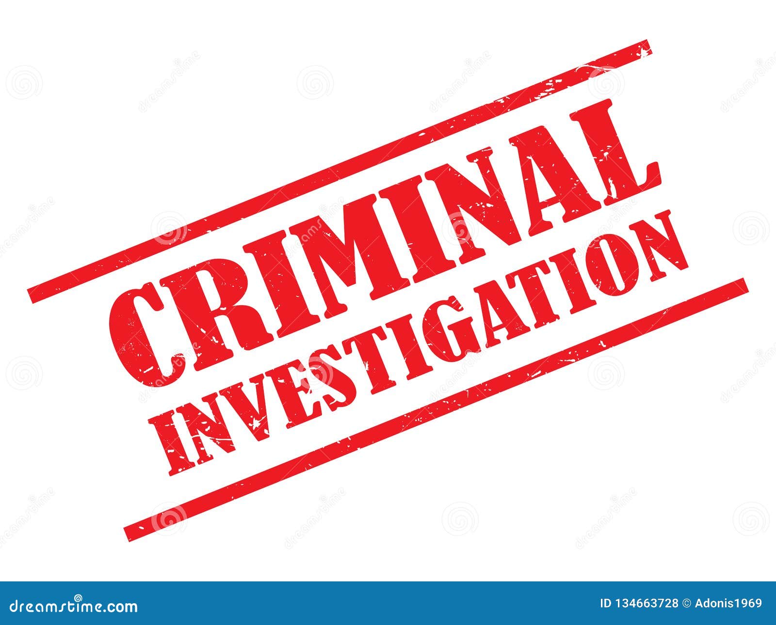 Criminal Investigation Stamp Stock Illustration - Illustration of ...
