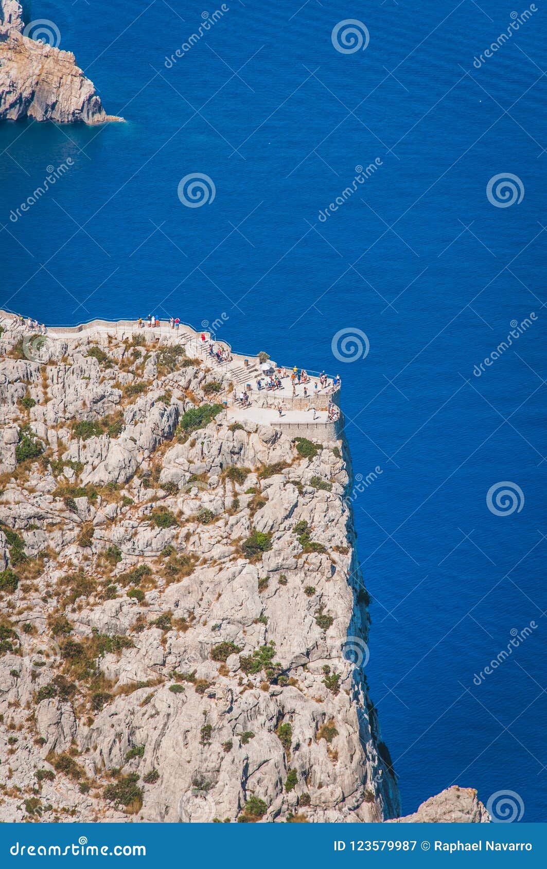 The Imposing Cliffs of Formentor Cap Stock Image - Image of spur ...