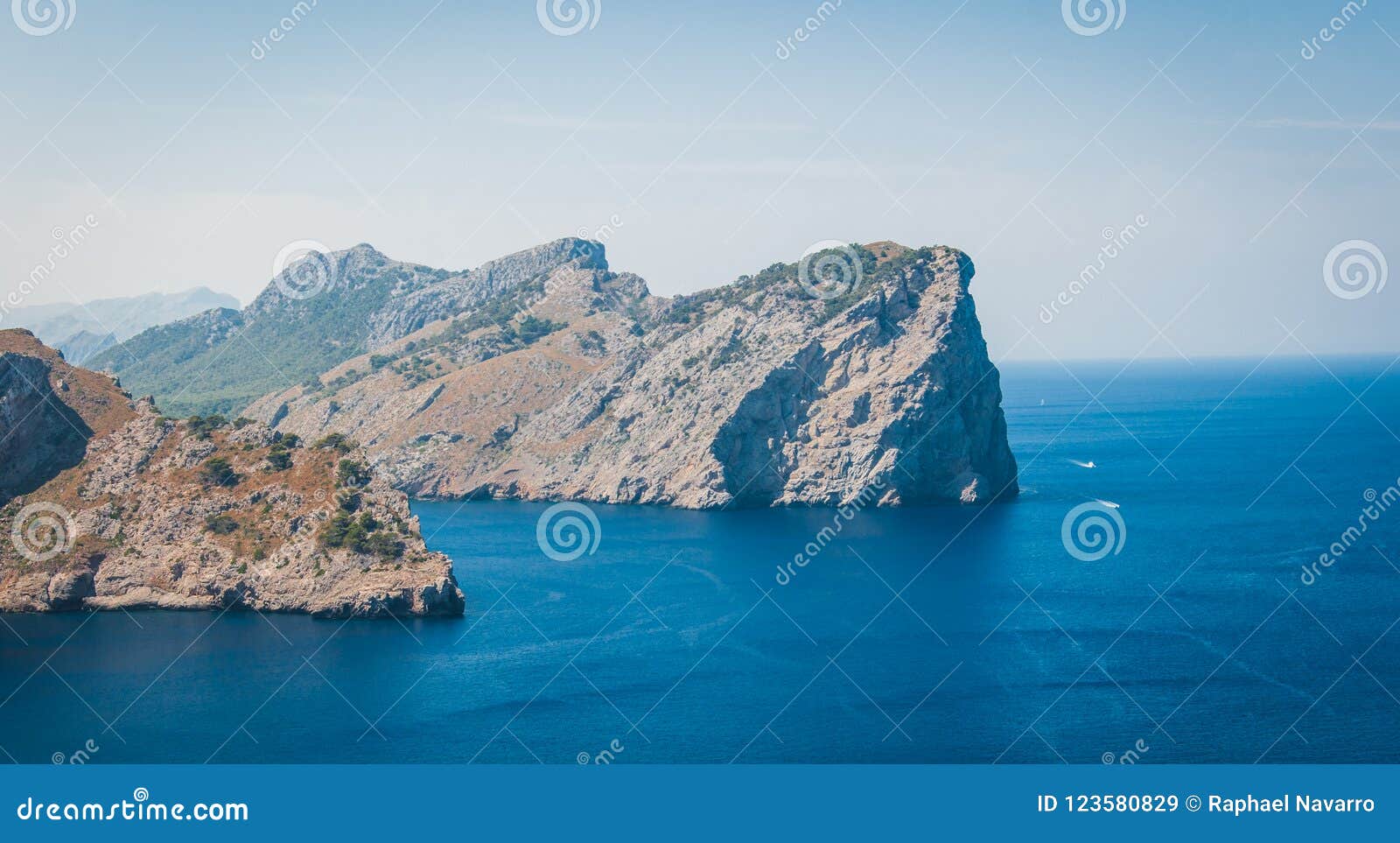 The Imposing Cliffs of Formentor Cap Stock Image - Image of spain ...