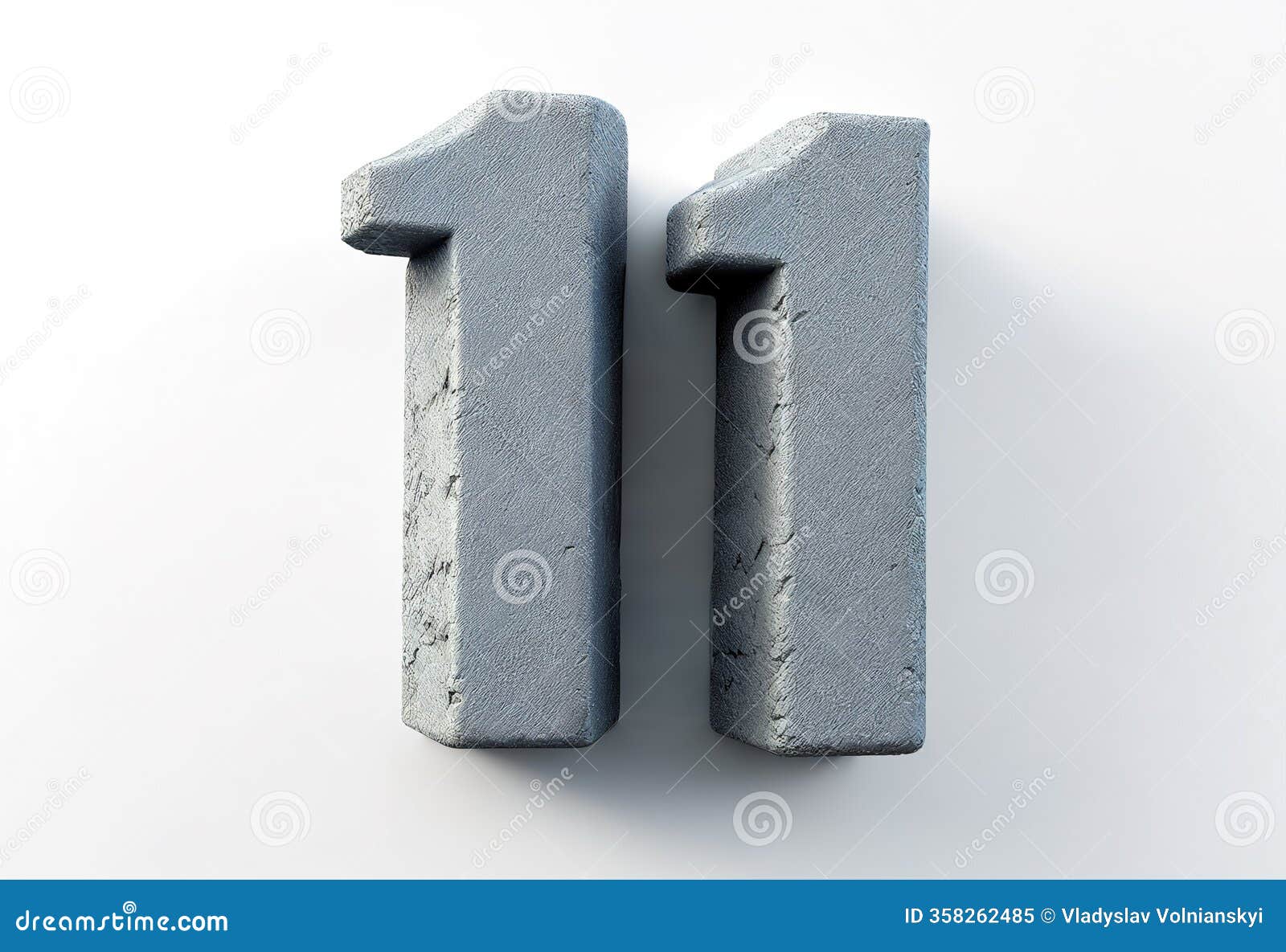 Imposing Concrete Numbers Create a Striking Display of the Number ...